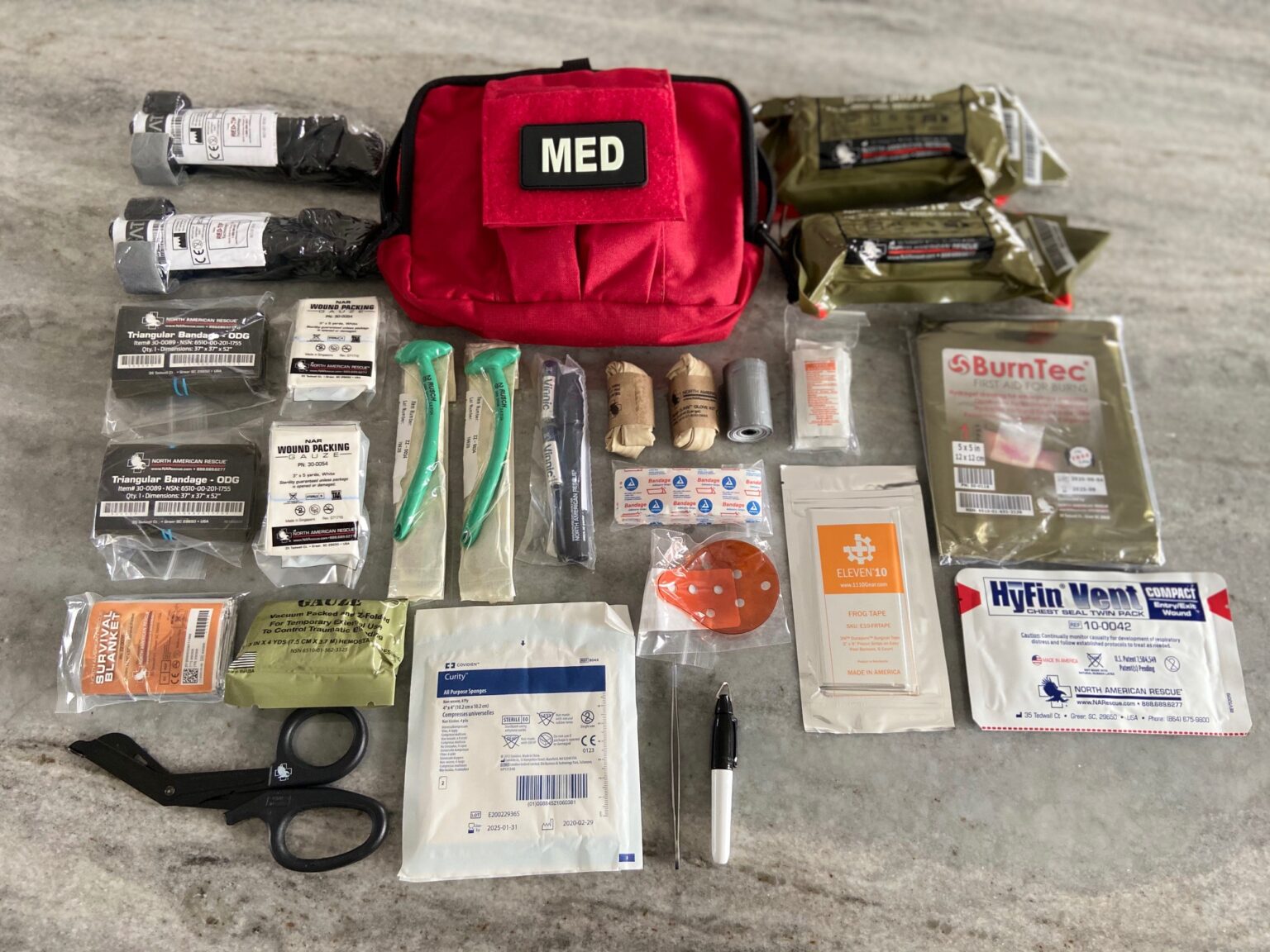 Templar Emergency Medical Preparedness – Kit (TEMP-K) – BLACK Pouch ...